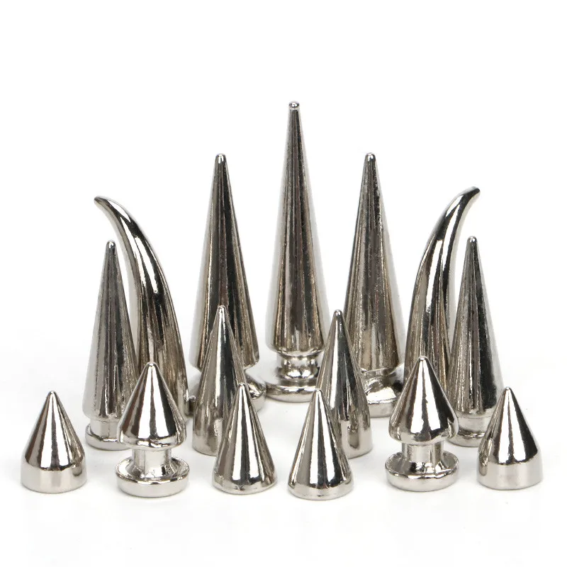 20Pcs-All-Kinds-Of-Silver-Clothing-Rivets-Spikes-Round-Studs-Nail ...