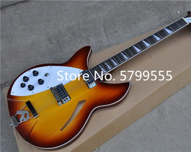 Left-hand-12-string-guitar-360-electric-guitar-Sun-paint-Rosewood ...