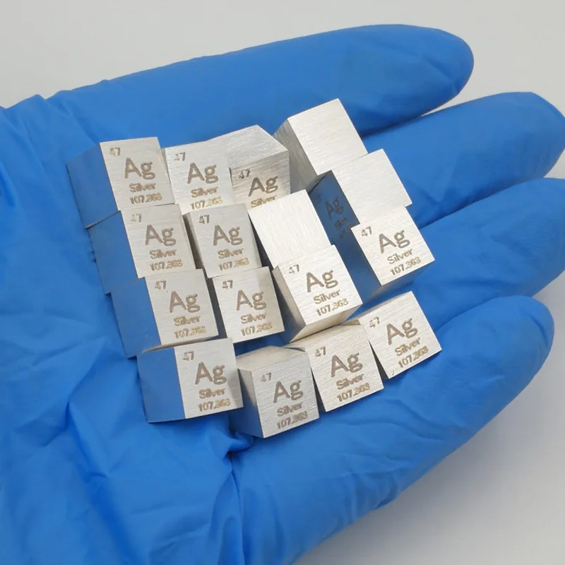 10mm-Silver-Ag-Cubic-Periodic-Table-Cube-Pure-Silver-Cubic-Metal-Gift ...