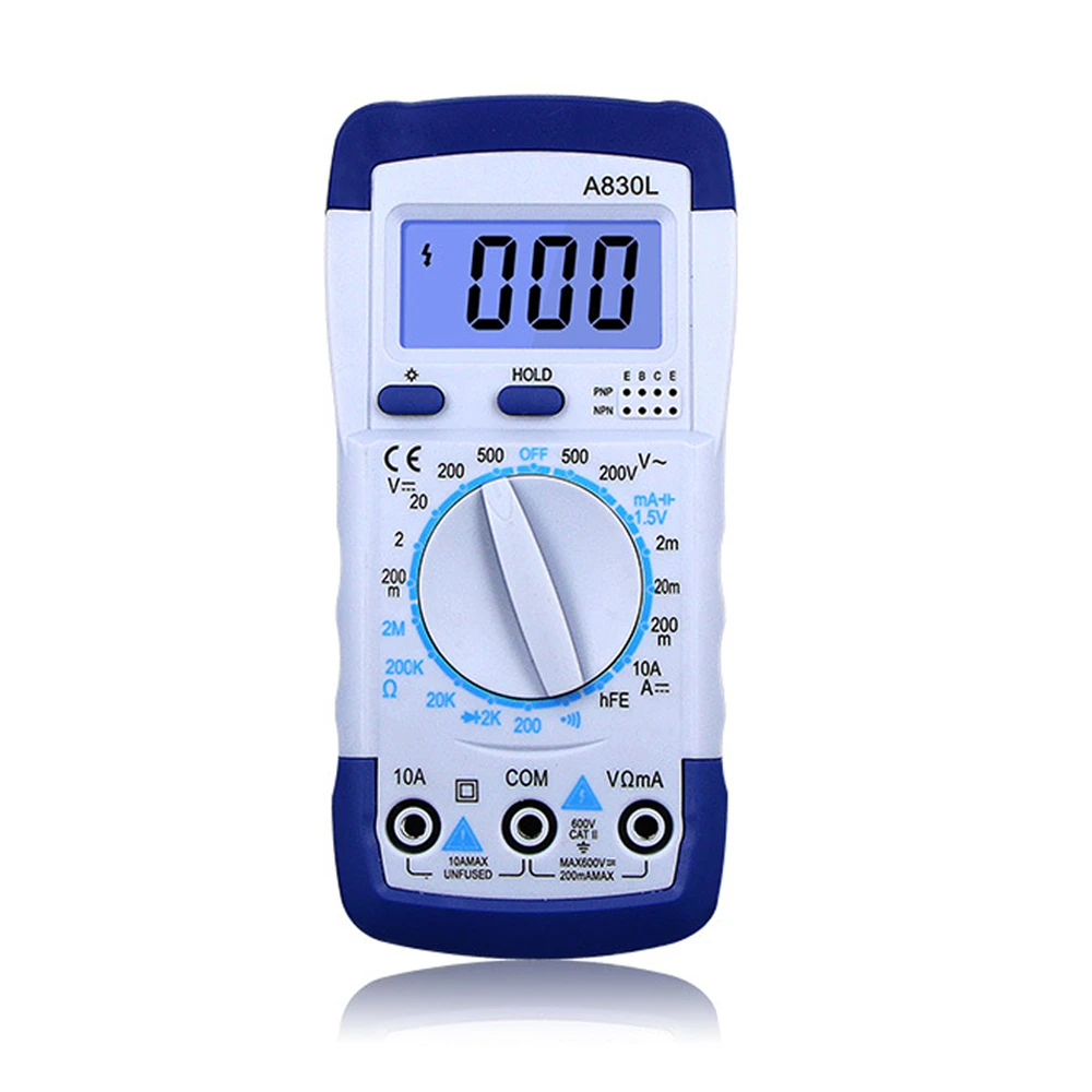 1pcs A830l Lcd Digital Multimeter Ac Dc Voltage Diode Freguency ...