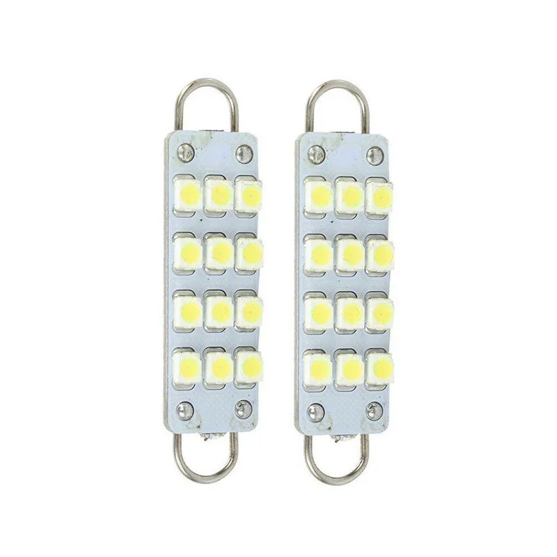 Universal-White-561-562-567-564-12-SMD-44mm-Rigid-Loop-LED-Car-Signal ...