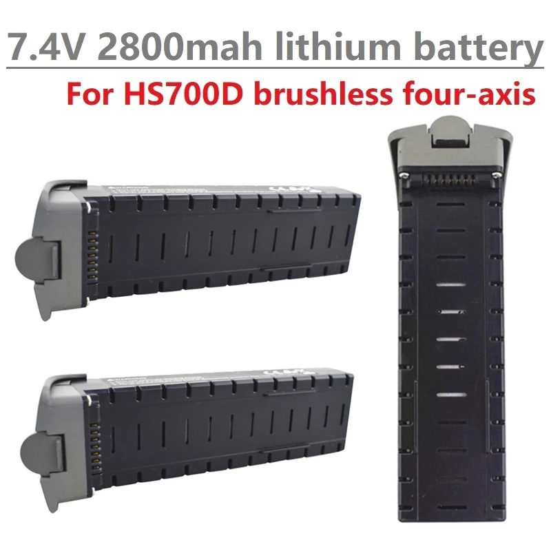 1-2-3-5pcs-7-4V-2800mah-lithium-battery-for-HS700D-drone-brushless-four ...