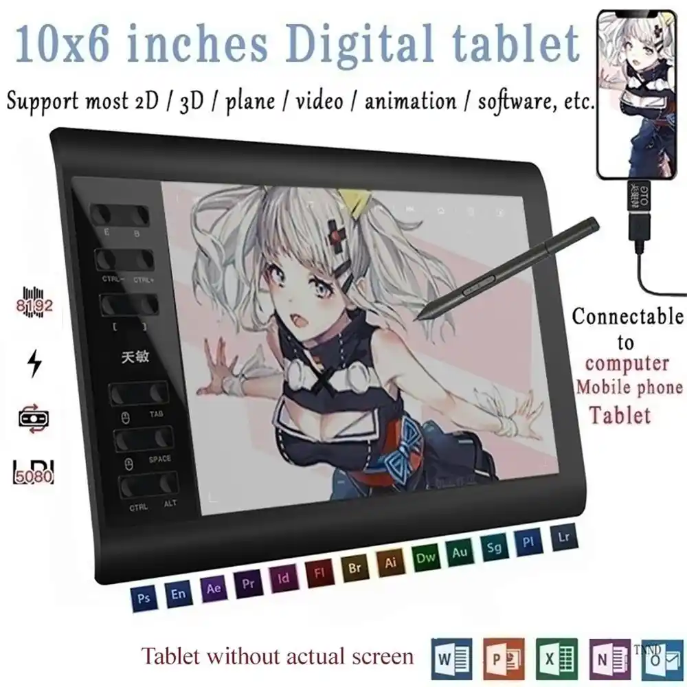 Dibujar anime en tablets