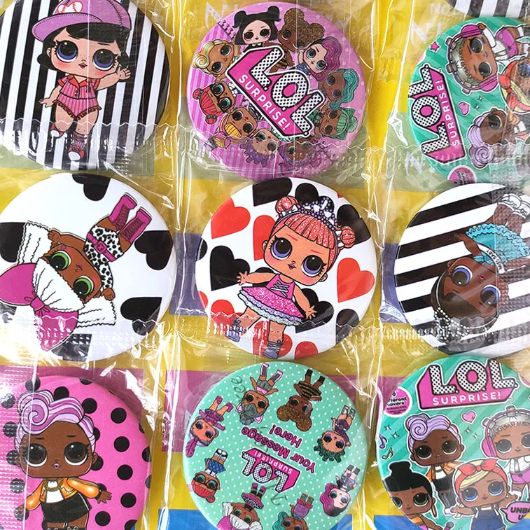 30pcs LOL Surprise Doll Cartoon Badge Tinplate Badge Child Gift Brooch ...