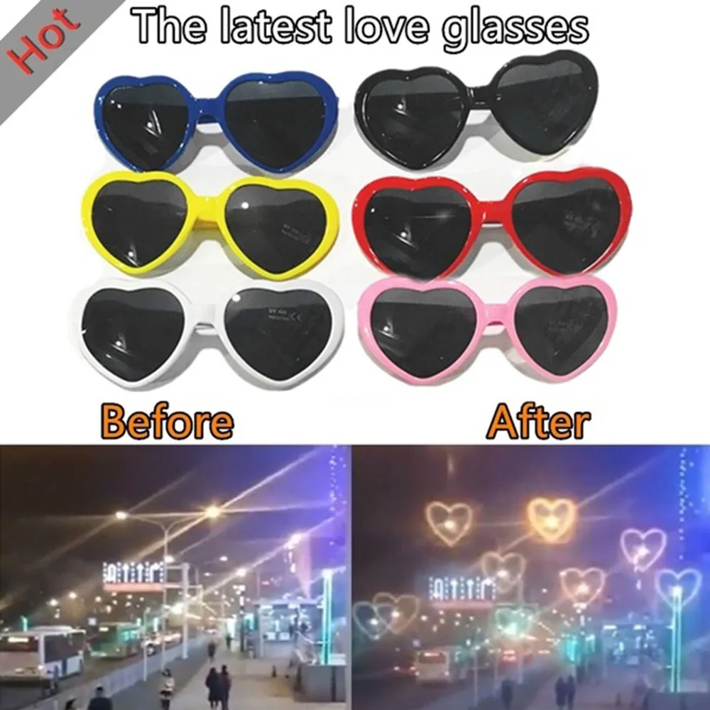 Heart-shaped-Special-Effect-Glasses-Lights-Change-to-Heart-Diffraction ...