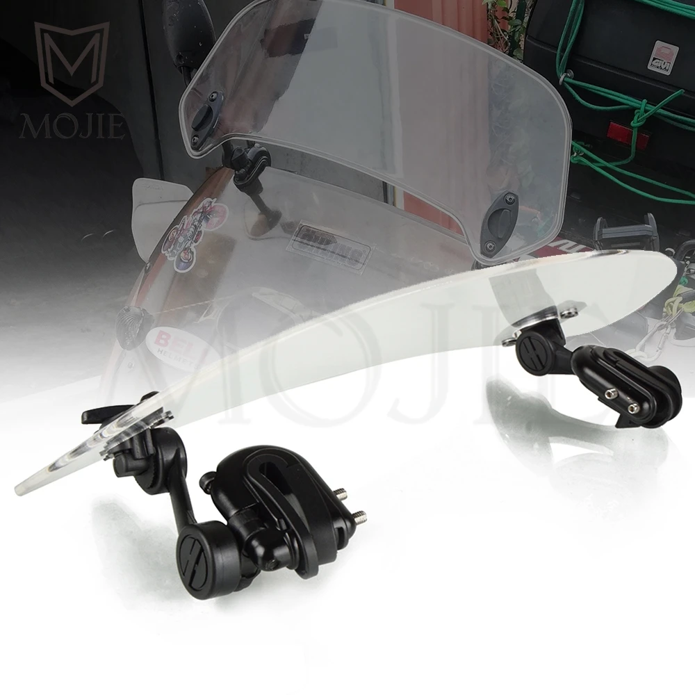 Motorcycle Windshield Extension Spoiler Windscreen Air Deflector For ...