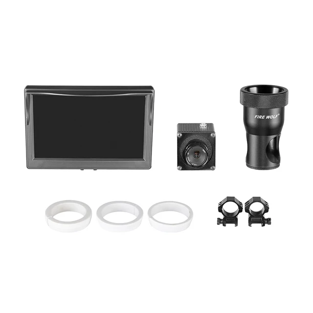 Fire Wolf Night Vision 850nm Infrared Flashlight 5 inches LCD Outdoor ...