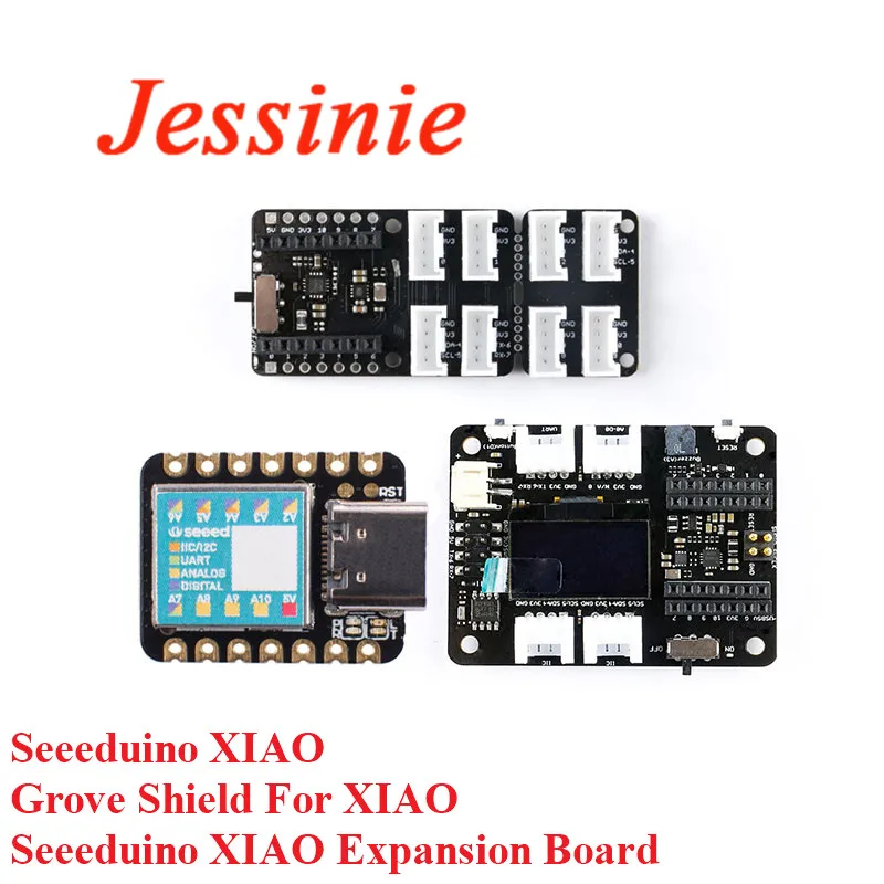 For-Seeeduino-XIAO-Microcontroller-SAMD21-48MHZ-Cortex-M0-32-Bit-Grove-Shield-Expansion-Board ...