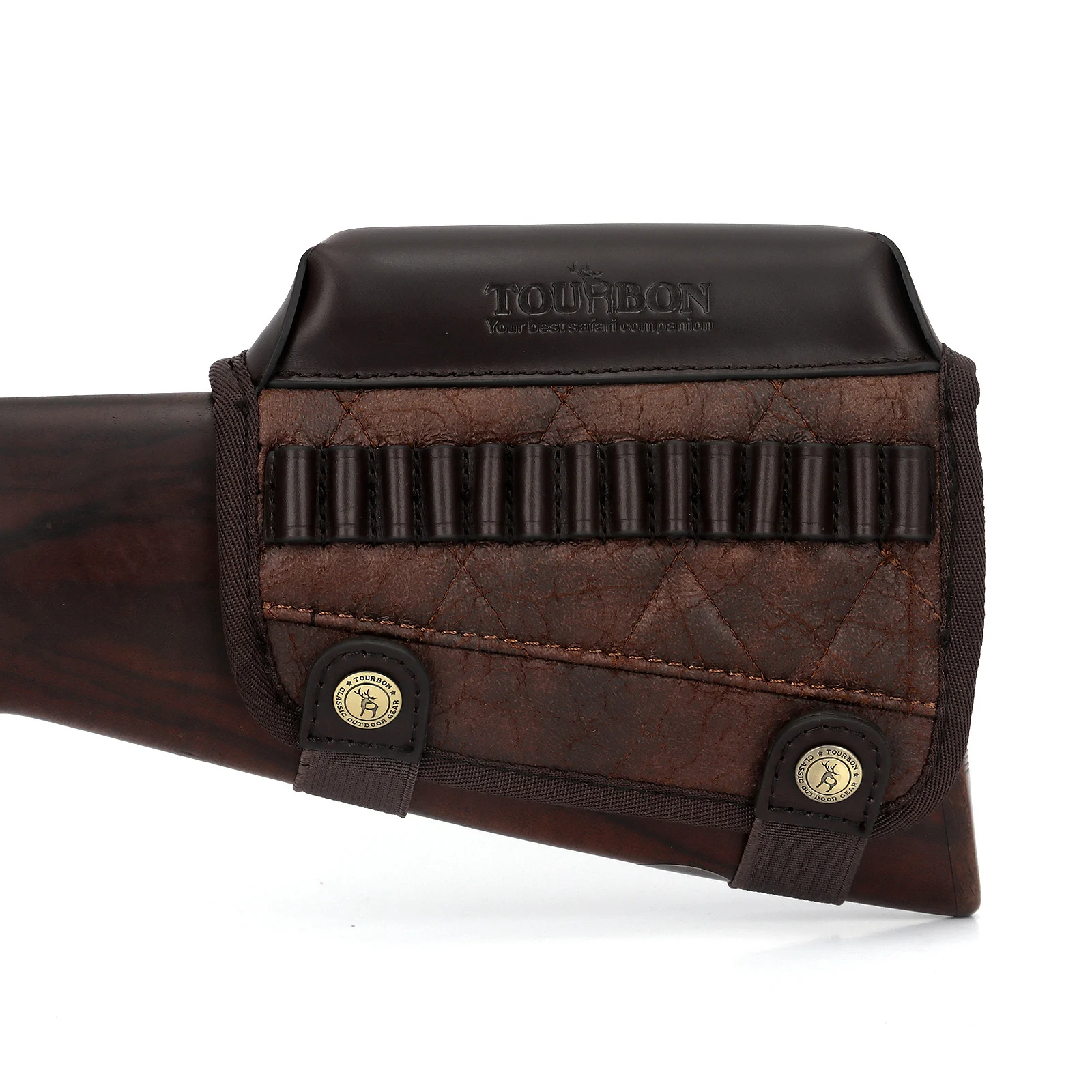 Hunting & Fishing Hunting TOURBON Rifle Buttstock .22 LR Cartridge ...