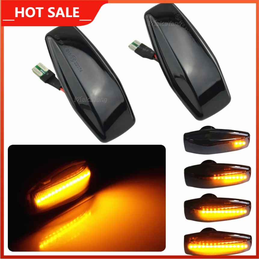Dynamic-Turn-Signal-LED-Side-Marker-Light-Flashing-Indicator-For ...