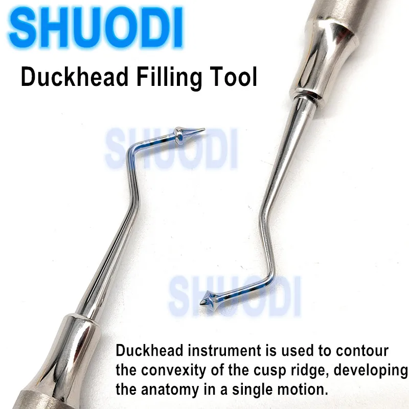 Dental Filler Spatula Duckhead instrument Filling Tool of contouring ...