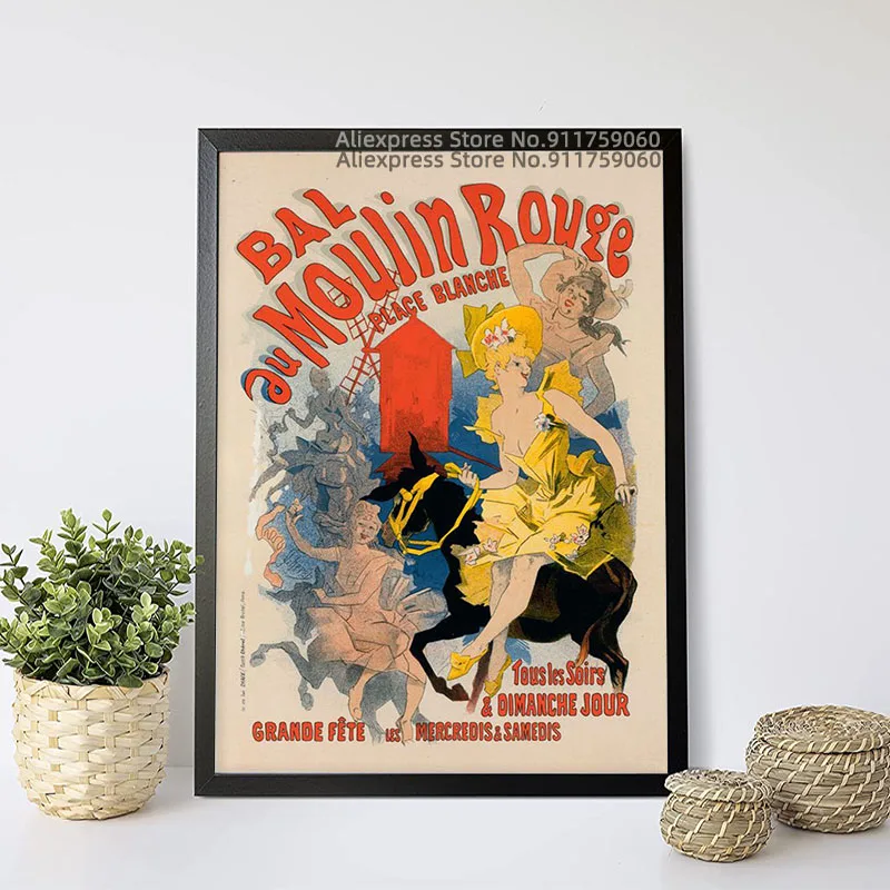 Moulin Rouge Vintage Poster