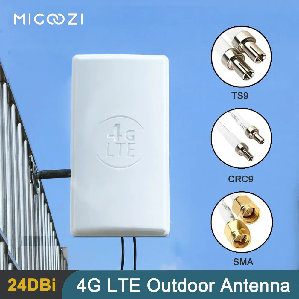 4G LTE 24dBi MIMO Outdoor Antenna Dual Polarization Panel Signal ...