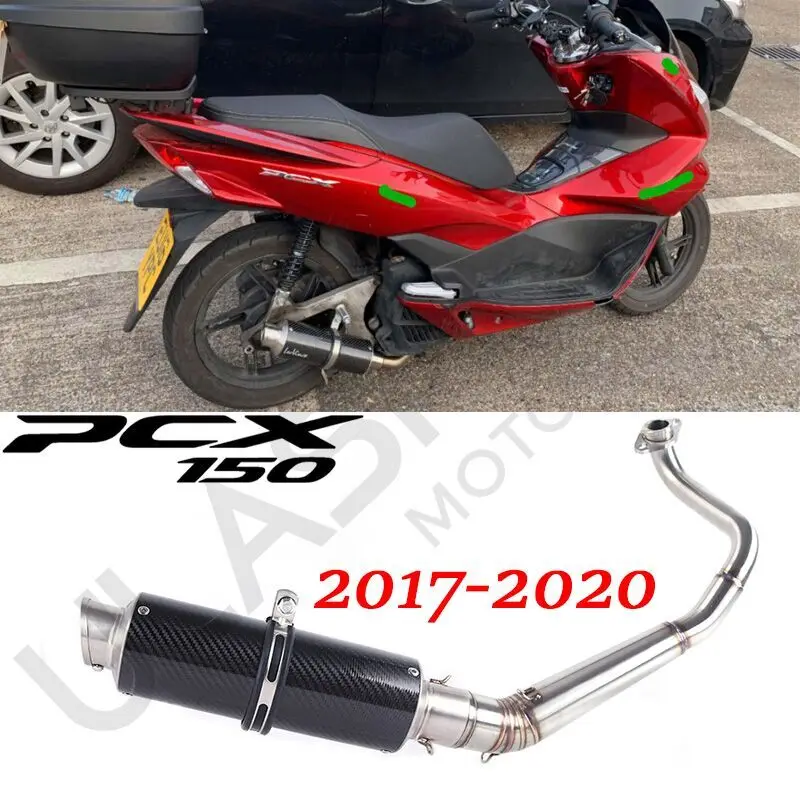 Full-System-Exhaust-PCX125-PCX150-PCX-125-150-2017-2018-2019-2020-Motorcycle-Exhaust-Muffler ...