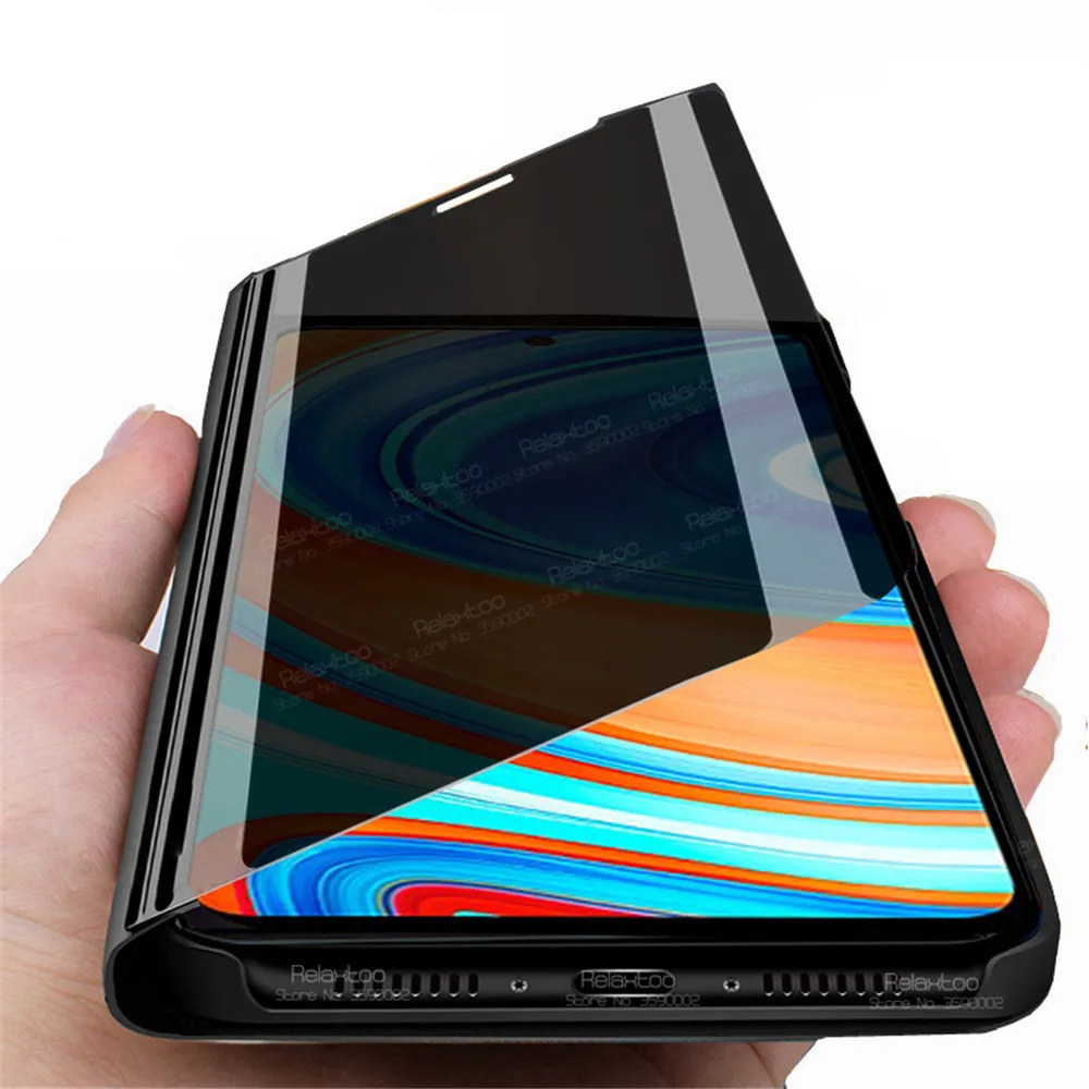 Smart Mirror Flip Magnetic Case For Xiaomi Redmi Note 9s 7 8 9 Pro 8T ...