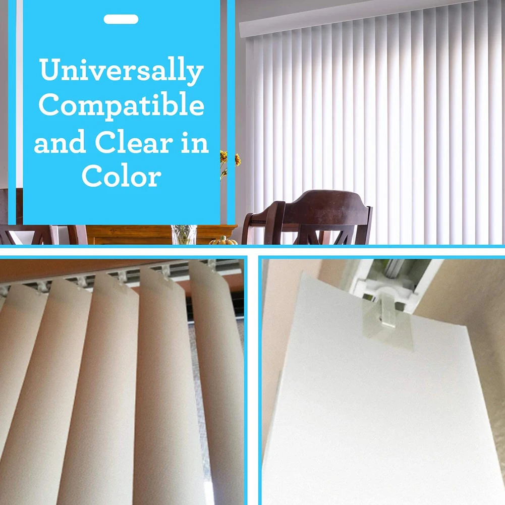 Vertical Blind Repair Kit, Vane Svers Clip Tabs for Window Blinds ...