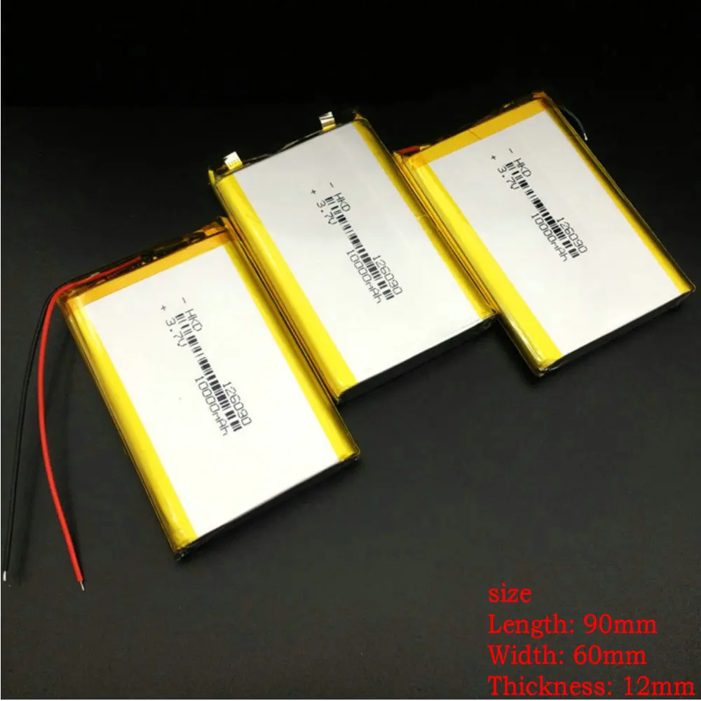 Ansheng-10000mAh-126090-3-7V-lithium-Polymer-Battery-DIY-Mobile ...