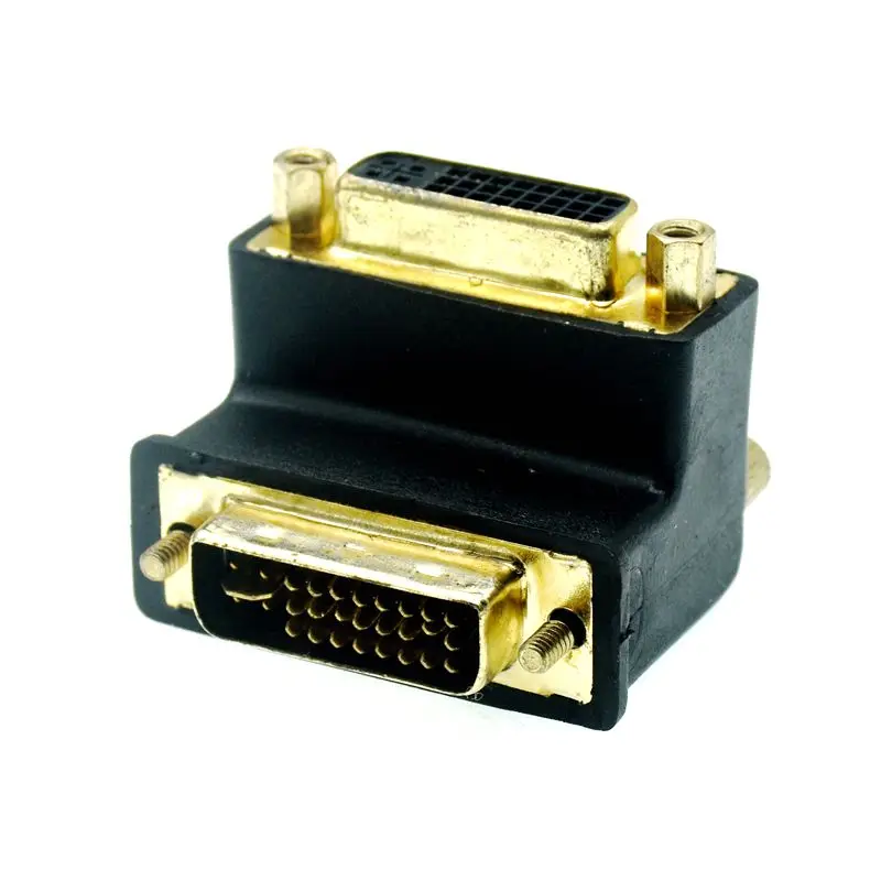 90 Degree Right Angled Dvi 24+5 D Dvi-d Digital Dual Link Male To ...