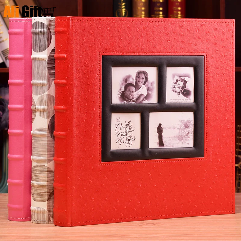 PU-Cover-6-Inch-4R-Photos-400-Pockets-Album-Large-Capacity-Photo-Album ...