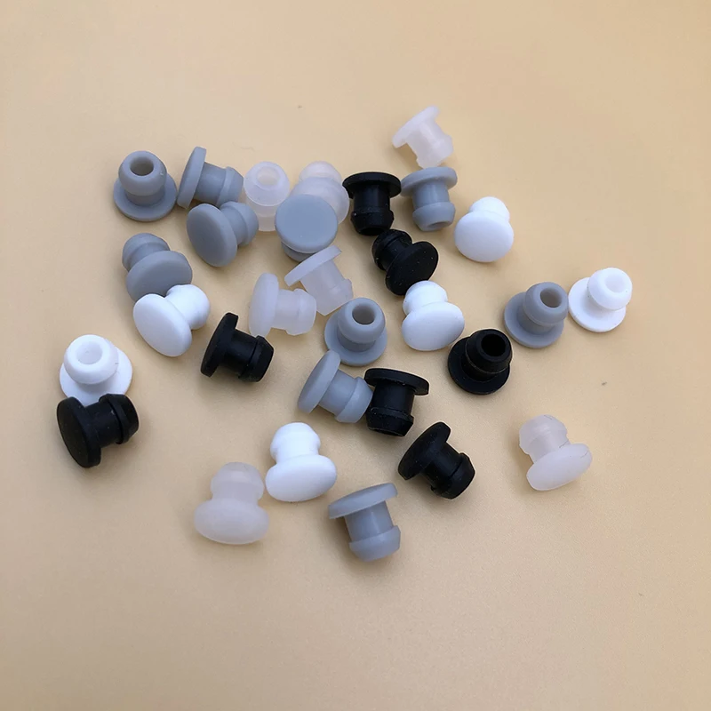 Silicona-Rubber-Male-Stoppers-Hole-Cover-Painting-Protection-Round ...