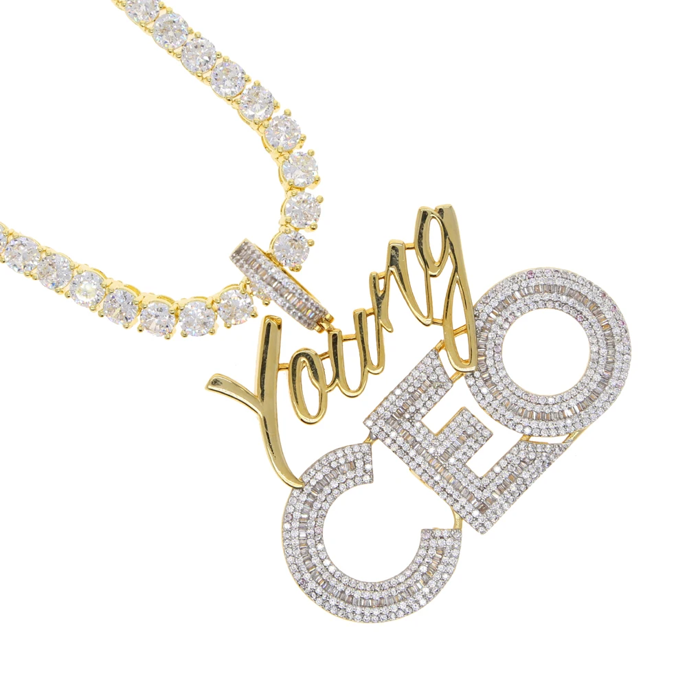 NEW Eagle CEO Bling Baguette Super Luxury Iced Out Pendant - munimoro ...