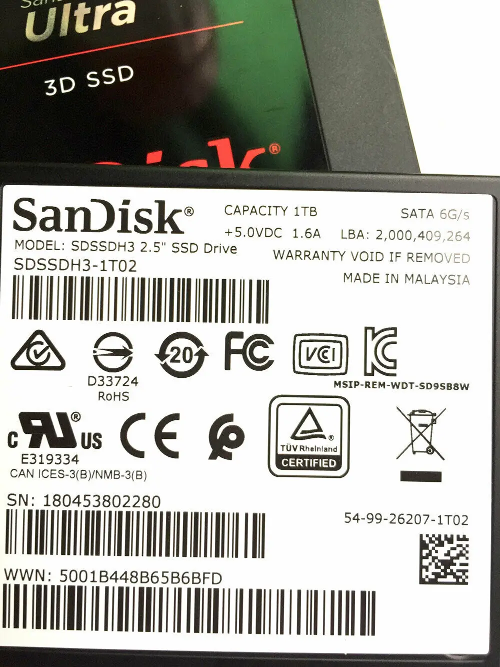 Experiment Wildnis Zerstören sandisk ultra 3d 1tb ssd 2 5 zoll intern Elektrode Es gibt einen ...
