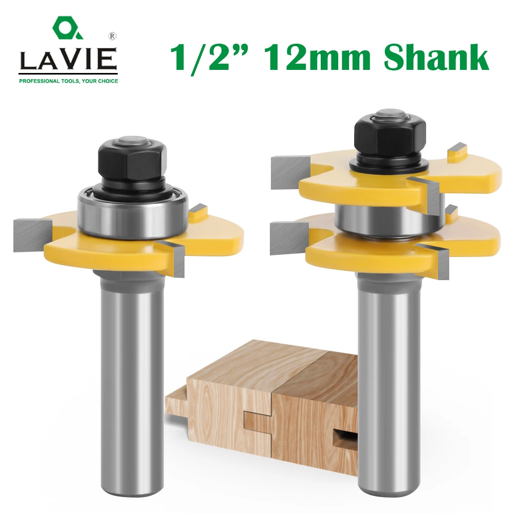 2pcs-12MM-1-2-Shank-Tongue-Groove-Joint-Assemble-Router-Bits-3-4-stock ...