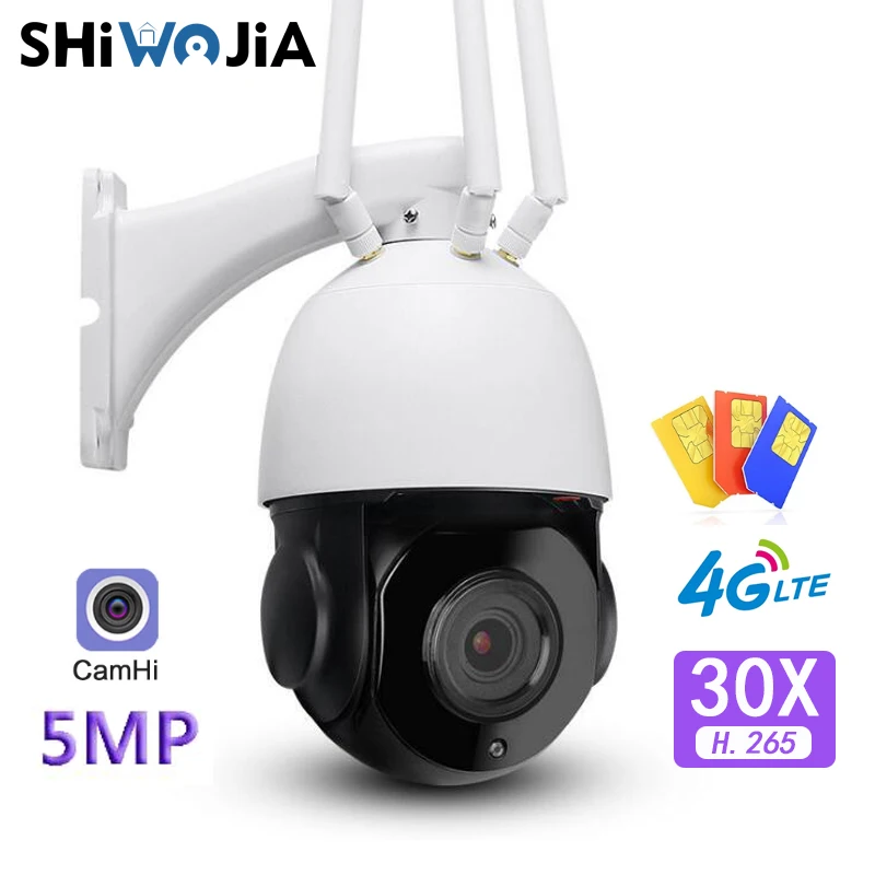 30x Optical Zoom 5mp Fhd Ip Camera Wifi 4g Sim Card Lte Outdoor ...