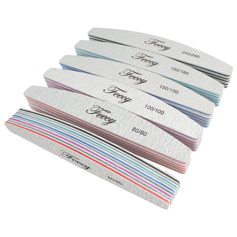 3/5/10pcs Double Side Nail File Sandpaper Nail Files Buffer For ...