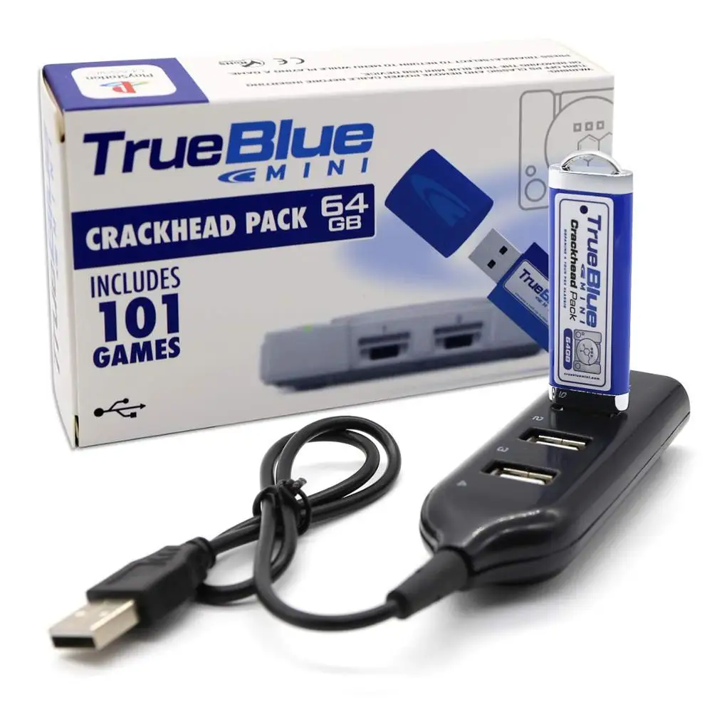 101 58 99 203 in 1 2 ผู้เล่น 32 64 128 GB True Blue Mini Crackhead Meth ...