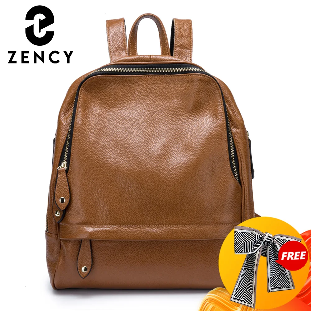 Zency 100% 정품 가죽 패션 블루 배낭 여성용, 대용량 휴일 배낭, 소녀용 책가방, 큰 여행 가방|women bag backpack|backpack ...