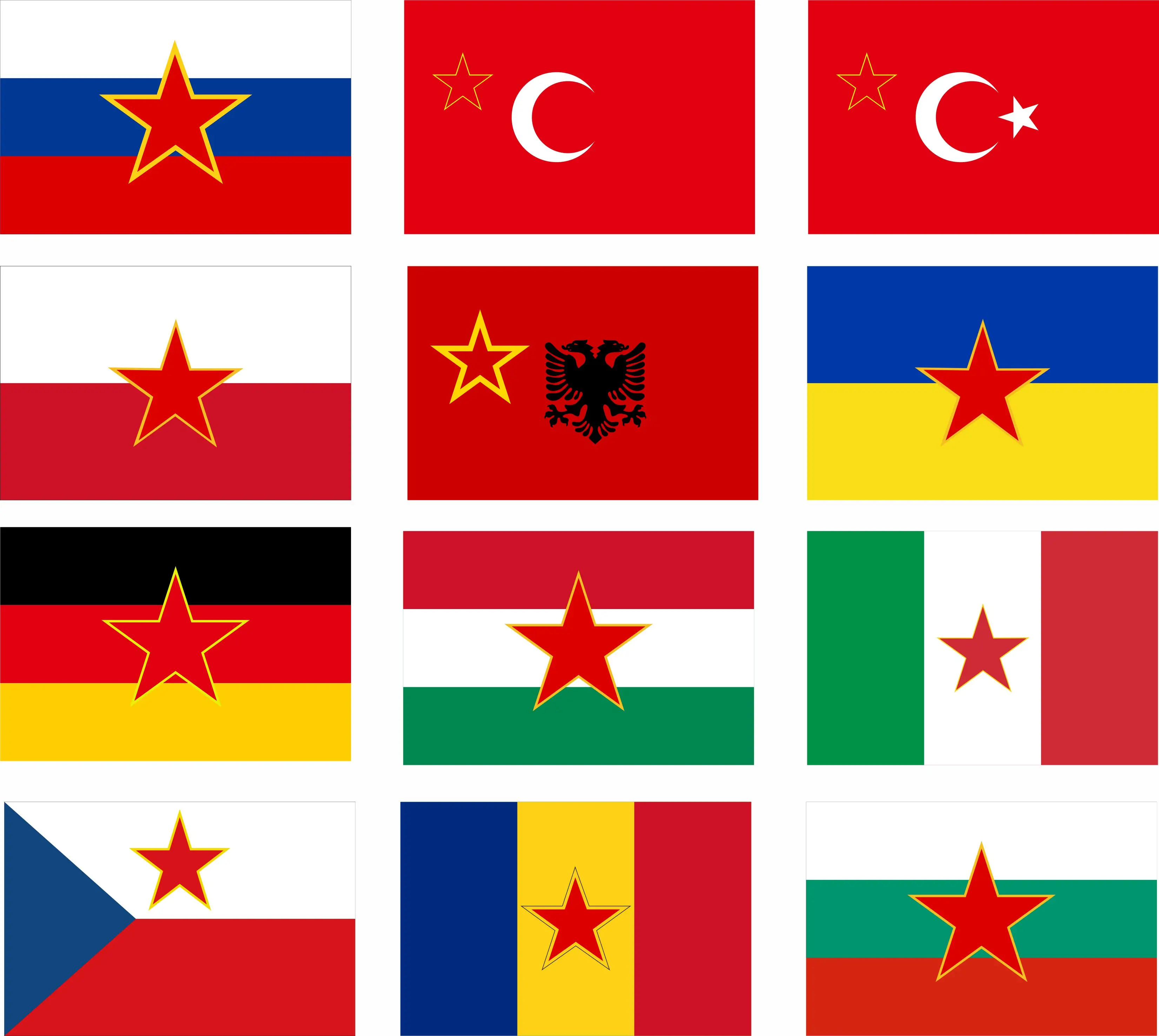 SFR Yugoslav Albanian Minority flag 3x5ft 90x150cm and Socialist ...