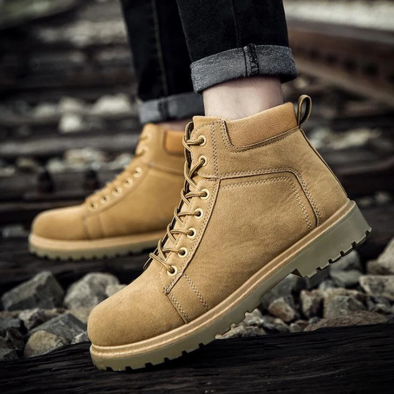 Bonitas botas para hombre, botas de invierno de tendencia británica ...