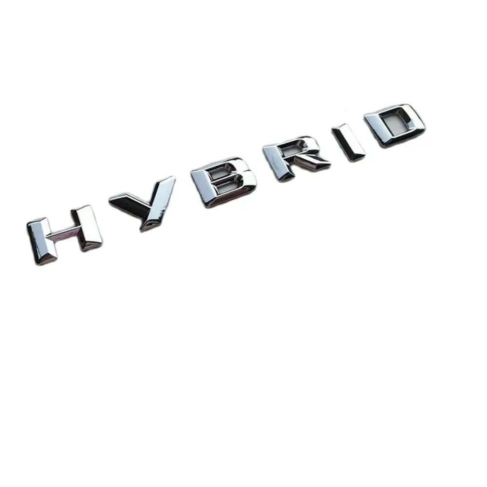 Chrome " HYBRID " Letters Car Trunk Badge Emblem Decal Sticker for ...