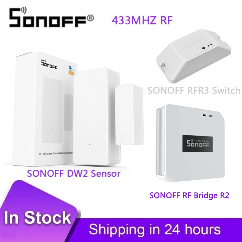 SONOFF-DW2-RF-433MHZ-RF-Wireless-Door-Window-Sensor-Sonoff-Smart-Switch ...