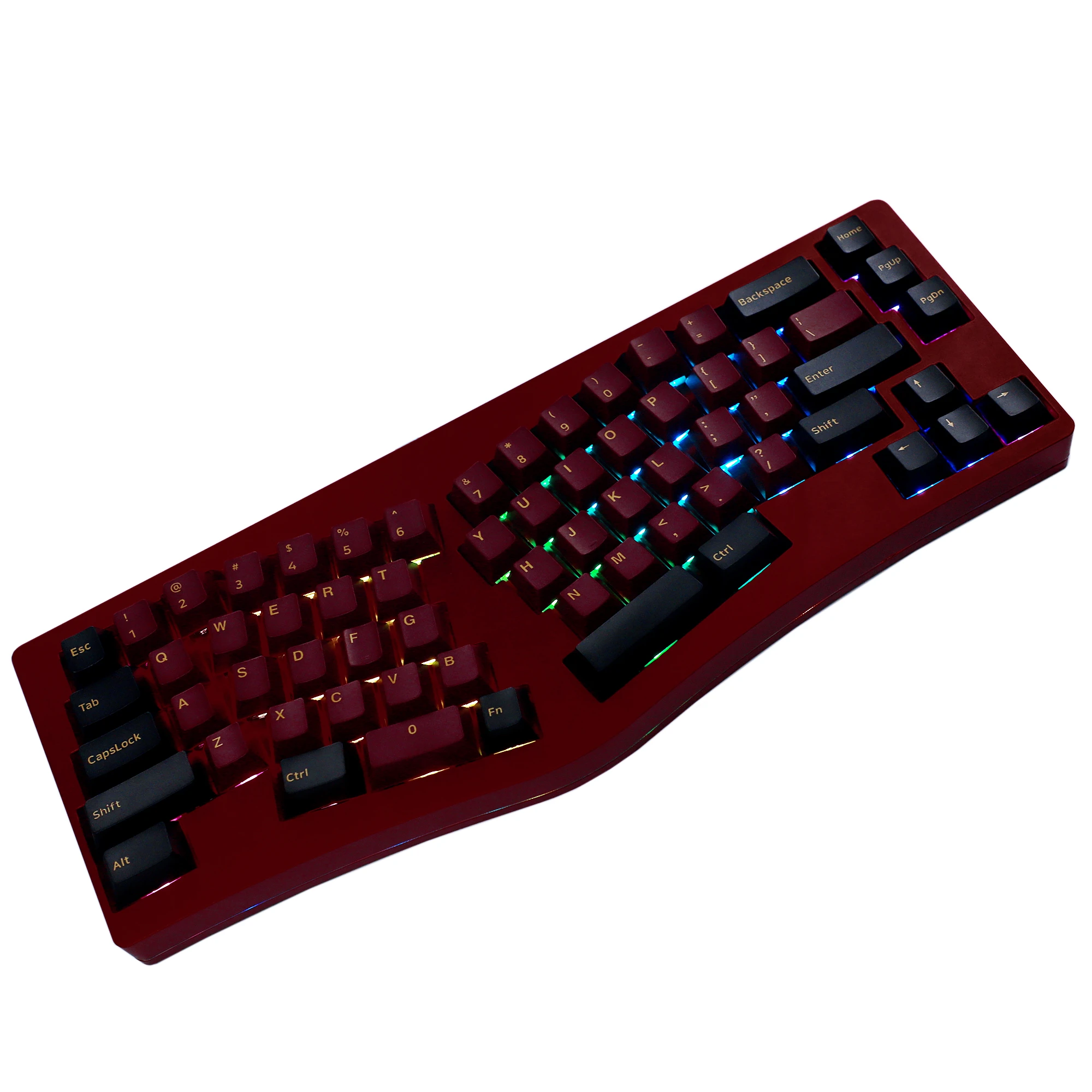 Ymdk Wings Rgb Hotswappable Keyboard Aluminum Cnc Top Bottom Via Pcb ...