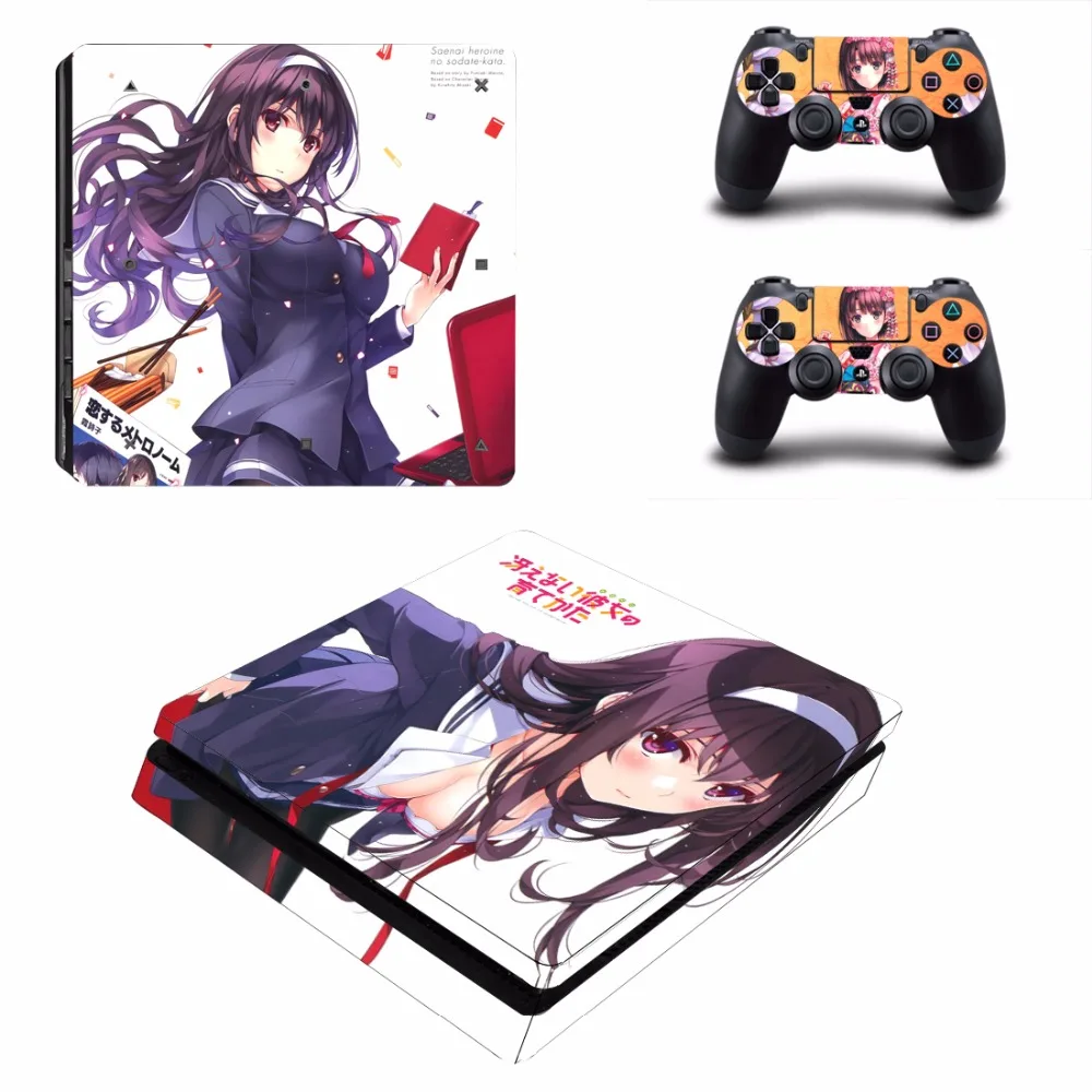 Anime Cute Girl Railgun Hatsune Miku Tokisaki Kurumi Saber PS4 Slim ...