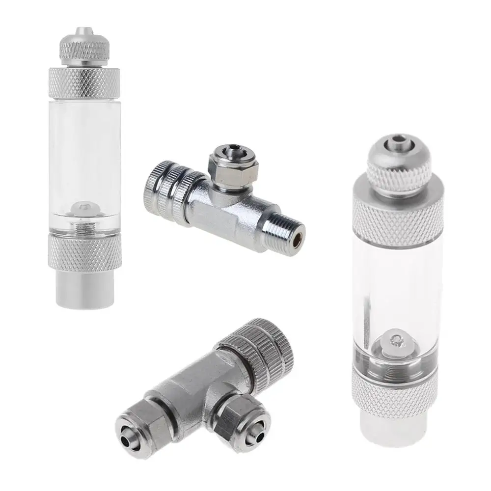 Aluminum Alloy Non-return Regulator - Head Aquarium Co2 Bubble Counter ...