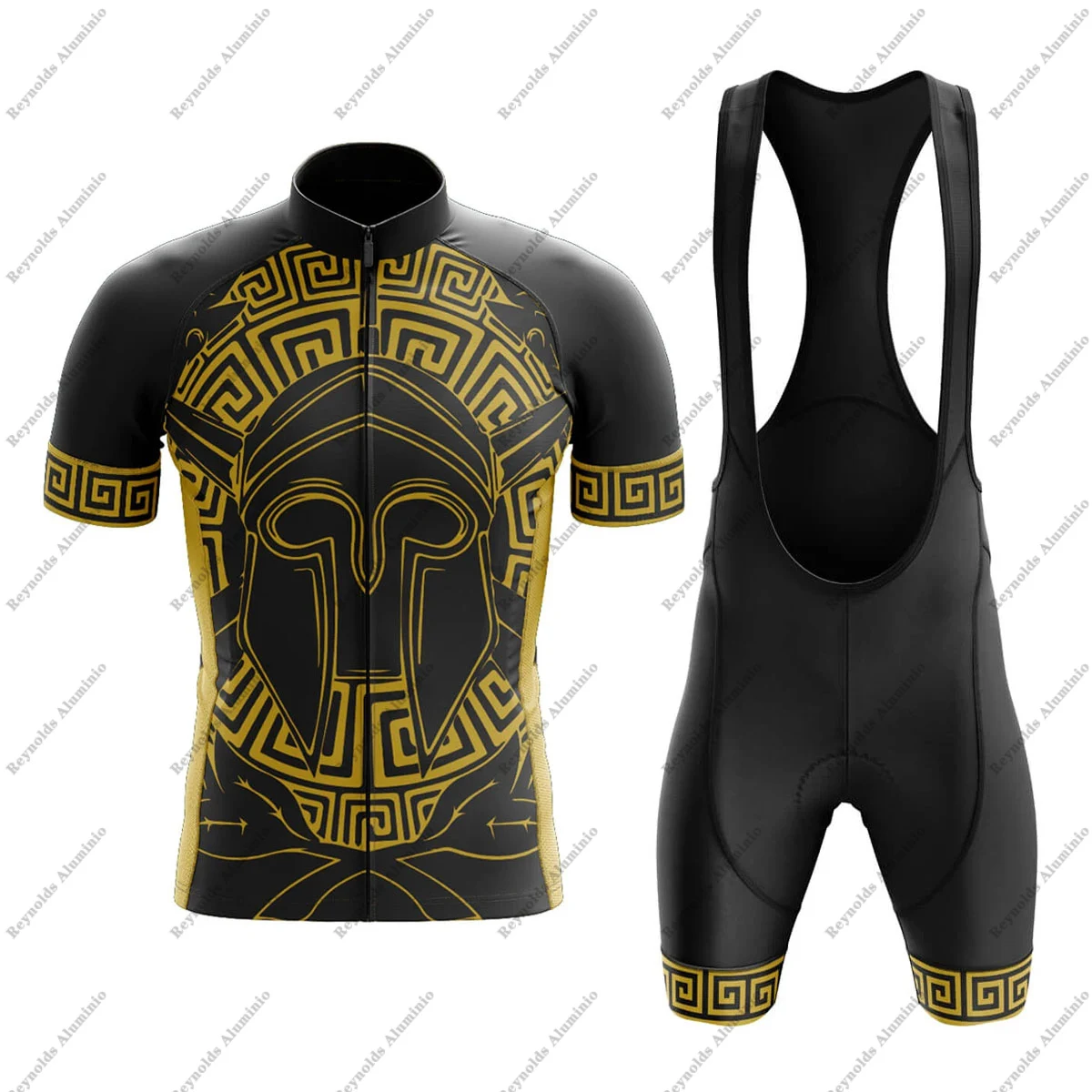 Spartan Men's Black Cycling jersey set Maillot Ciclismo hombre Jersey ...