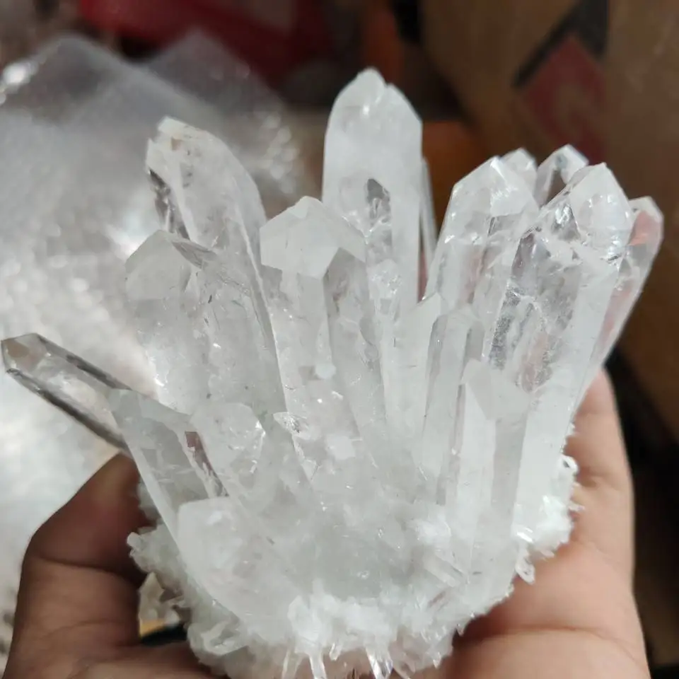700-800g-Quartz-Crystal-Clear-Quartz-Cluster-Brazil-Crystal-Cluster ...