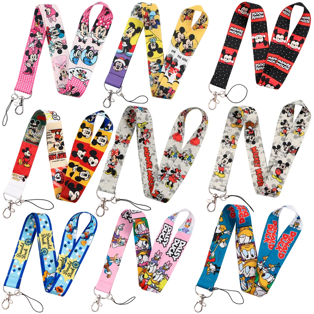 YQ225-Cord-n-de-Mickey-Mouse-cuerda-de-tel-fono-soporte-de-insignia-de ...