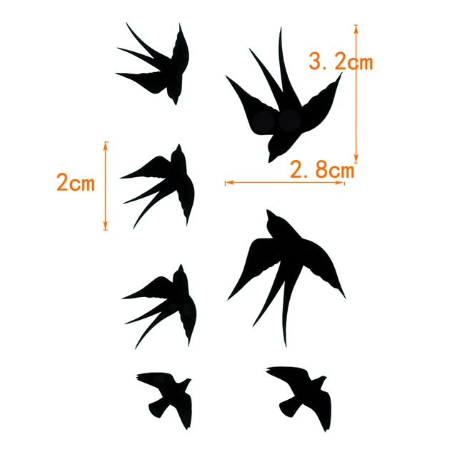 Bird Silhouette Tattoo