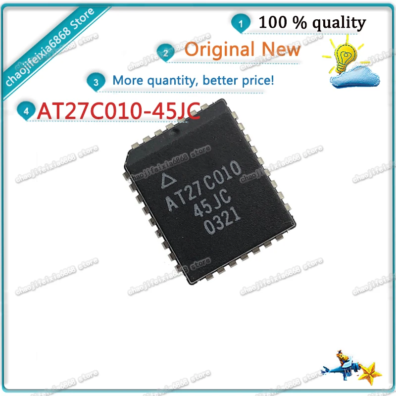 5pcs-20pcs-lot-AT27C010-45JC-AT27C01045JC-AT27C010-PLCC32-27C010-NEW ...