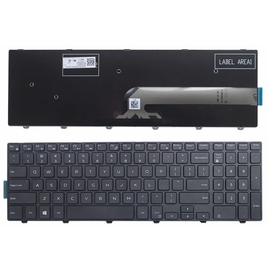 For Dell Inspiron 15 15r 3000 3541 3542 3543 3878 Laptop Keyboard With ...