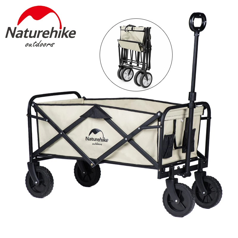 Naturehike-Portable-Outdoor-Folding-Camping-Push-Cart-Picnic-Trolley ...