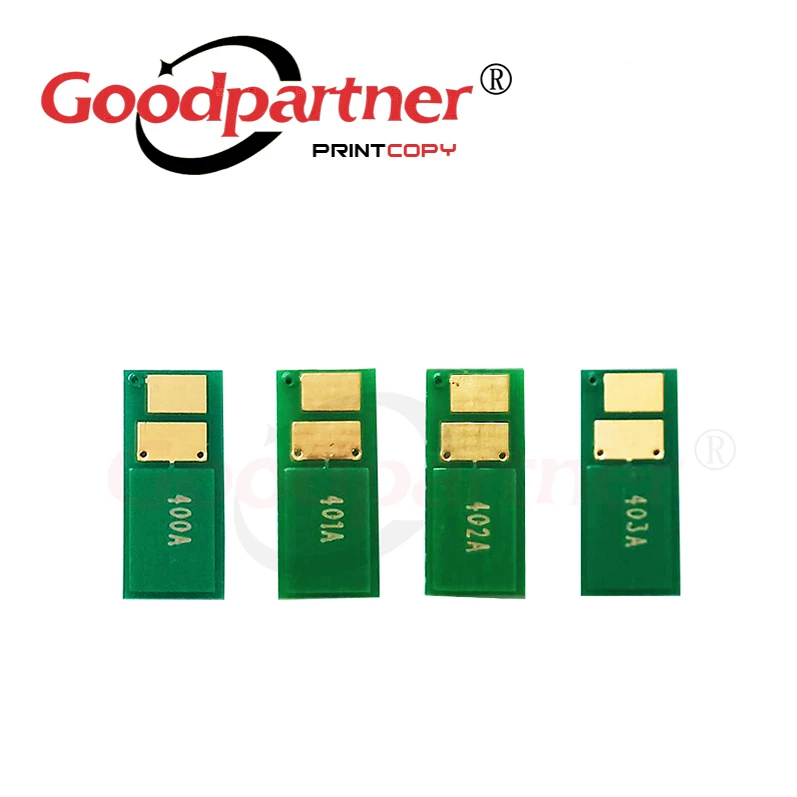 4x 201a Cf400a Cf401a Cf402a Cf403a Toner Cartridge Chip For Hp Color ...