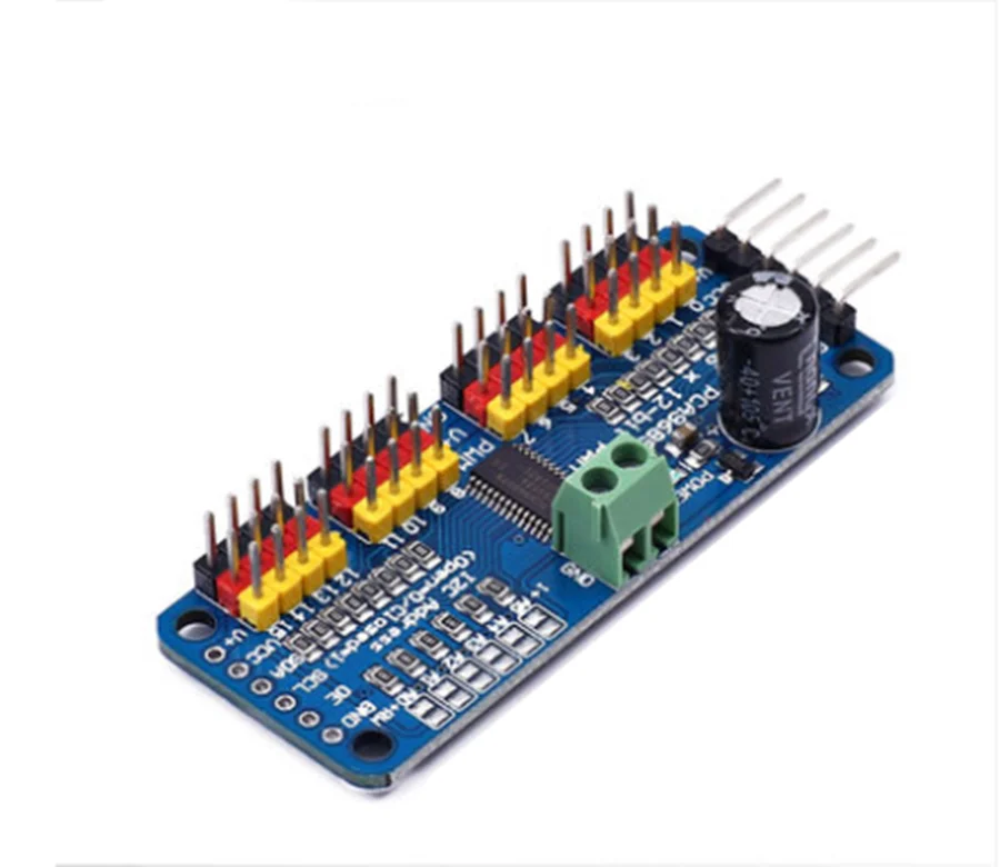 1pcs PCA9685 16 Channel 12 bit PWM Servo motor Driver I2C Module Robot ...