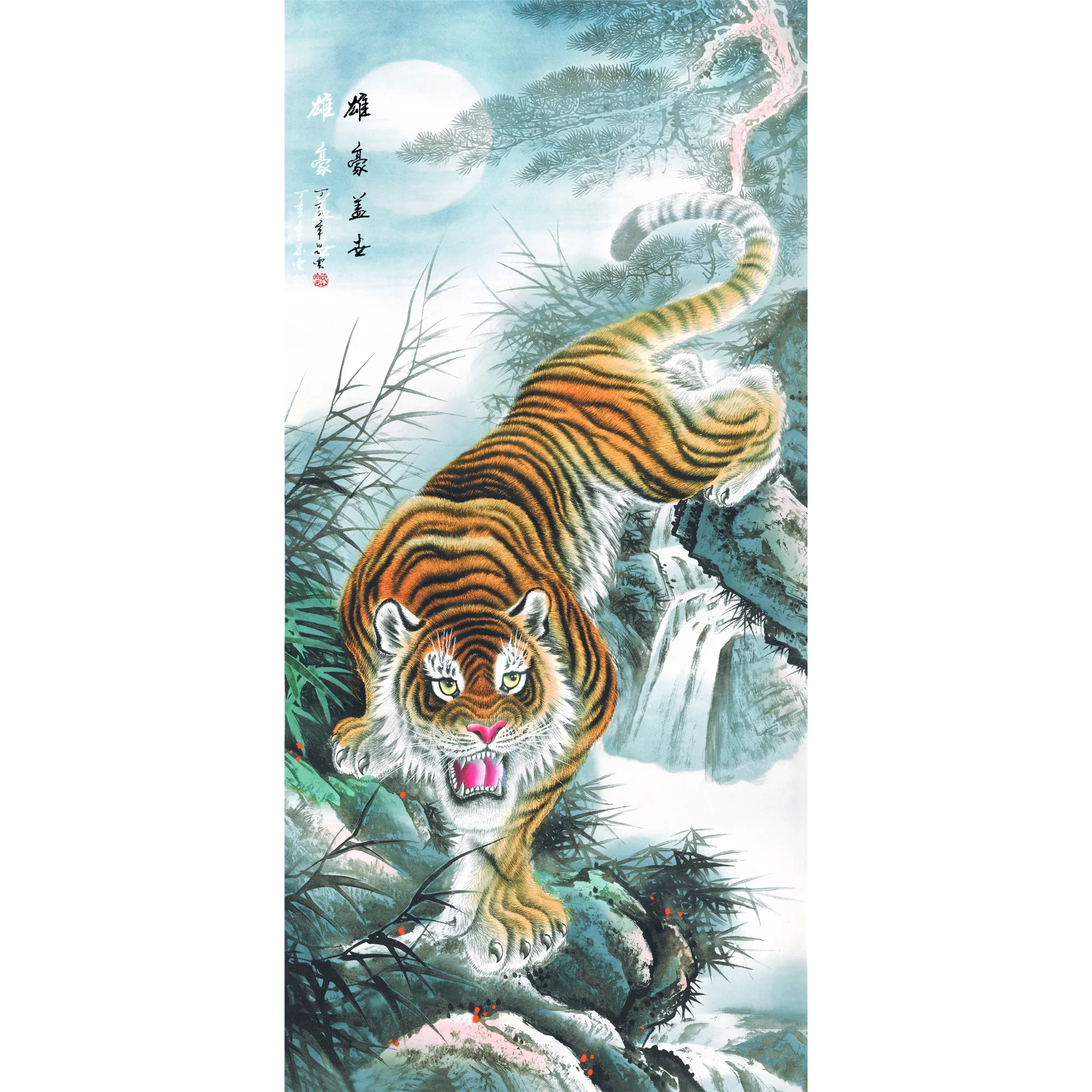 Traditional Chinese Tiger Painting