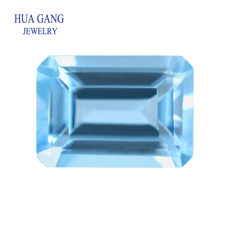Blue Topaz Natural Loose Topaz Gemstone Octangle Shape Facetted Cut ...