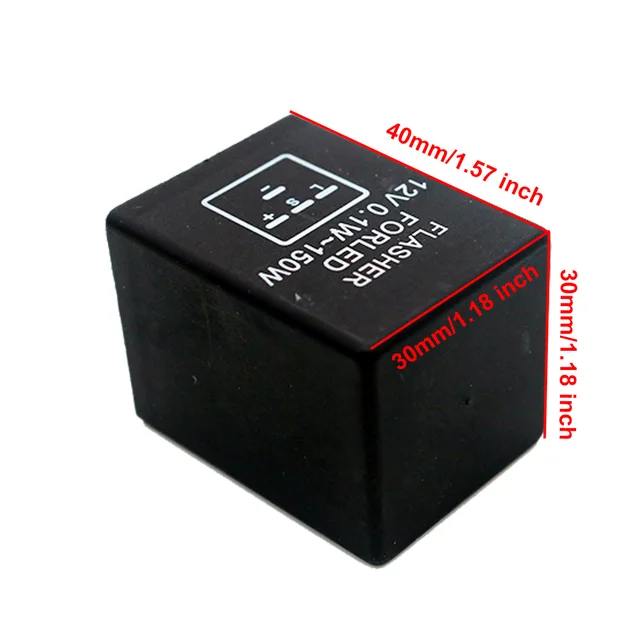 5 Pin Relay 12v EP27 5-Pin Flash Relay LED Turn Indicator Flasher Relay ...